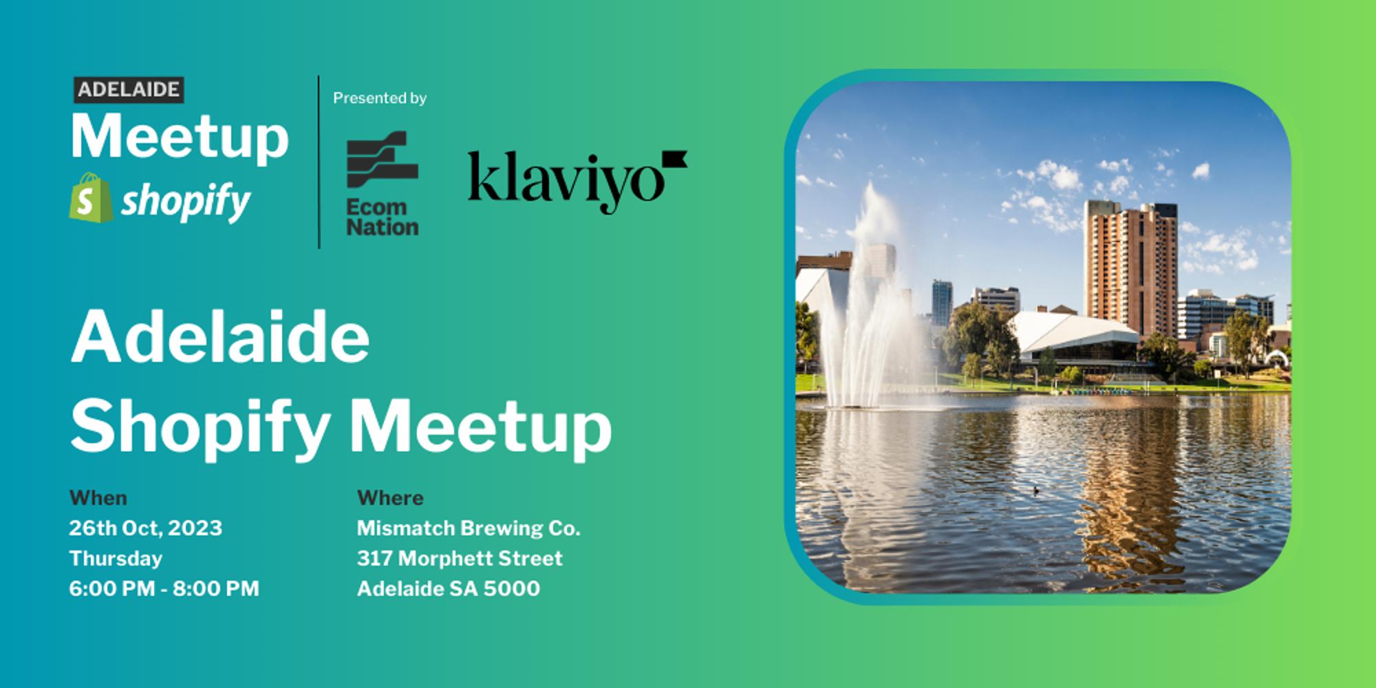 Adelaide Shopify Meetup · Luma
