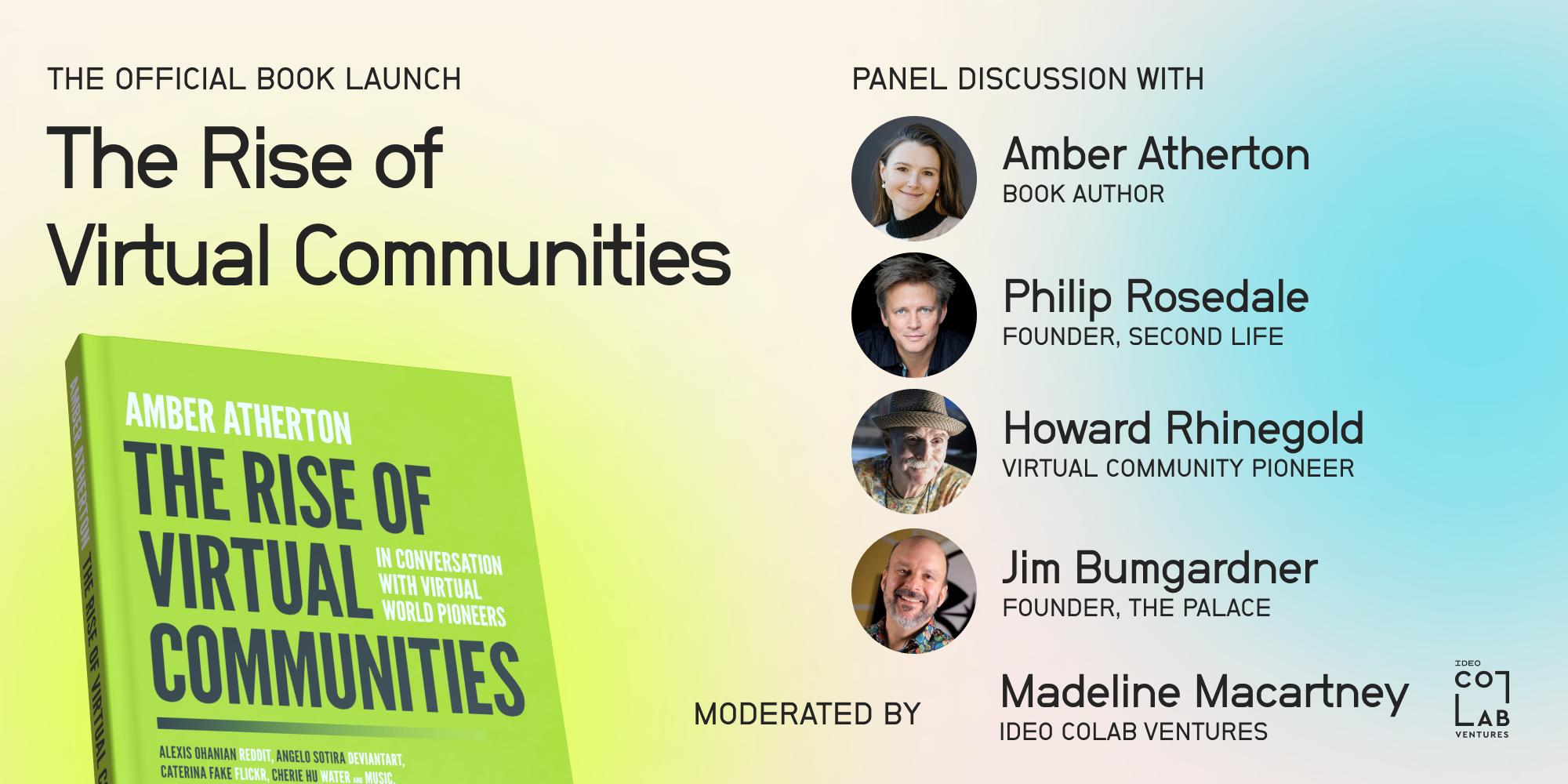The Rise of Virtual Communities: Book Launch · Luma