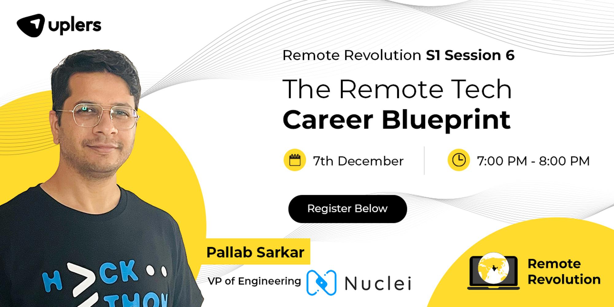The Remote Tech Career Blueprint by Pallab Sarkar (VP of Engineering ...