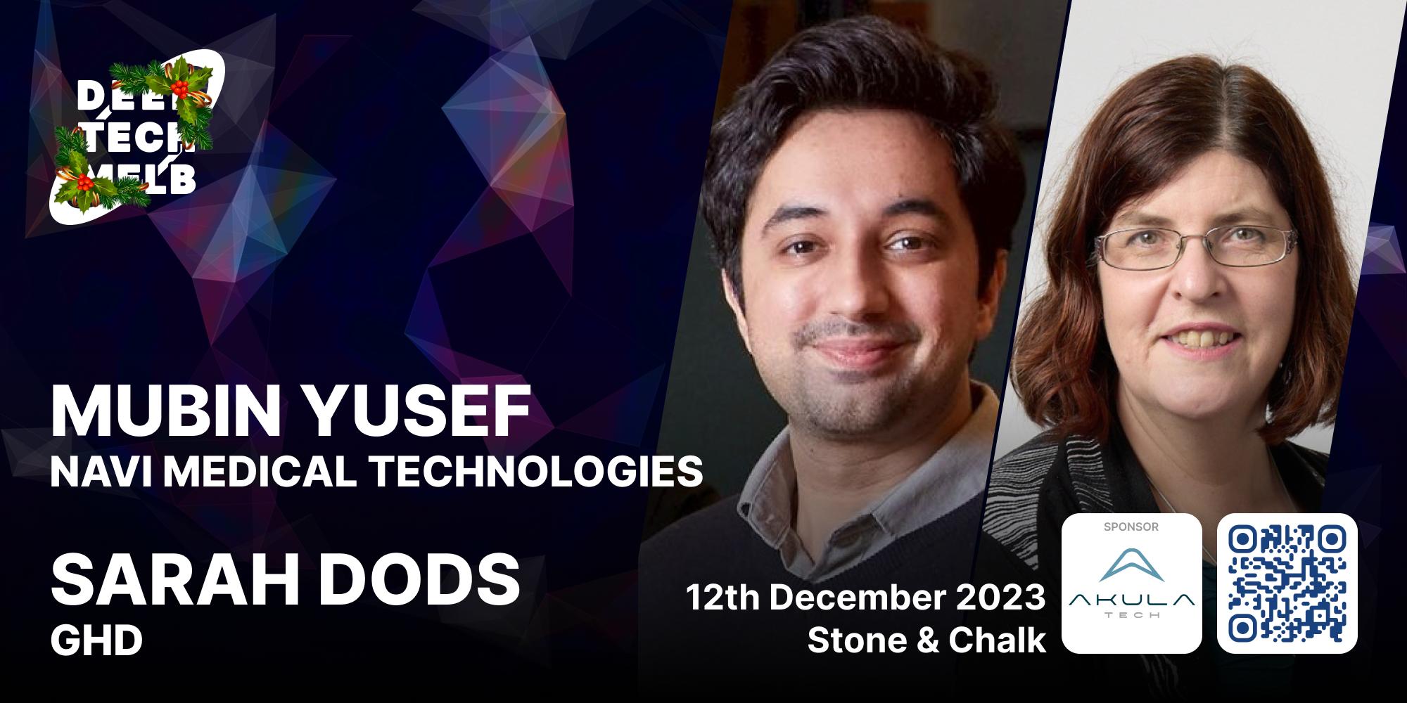 Deep Talks: December - Mubin Yusuf & Sarah Dod [Sponsored by Akula Tech] · Luma