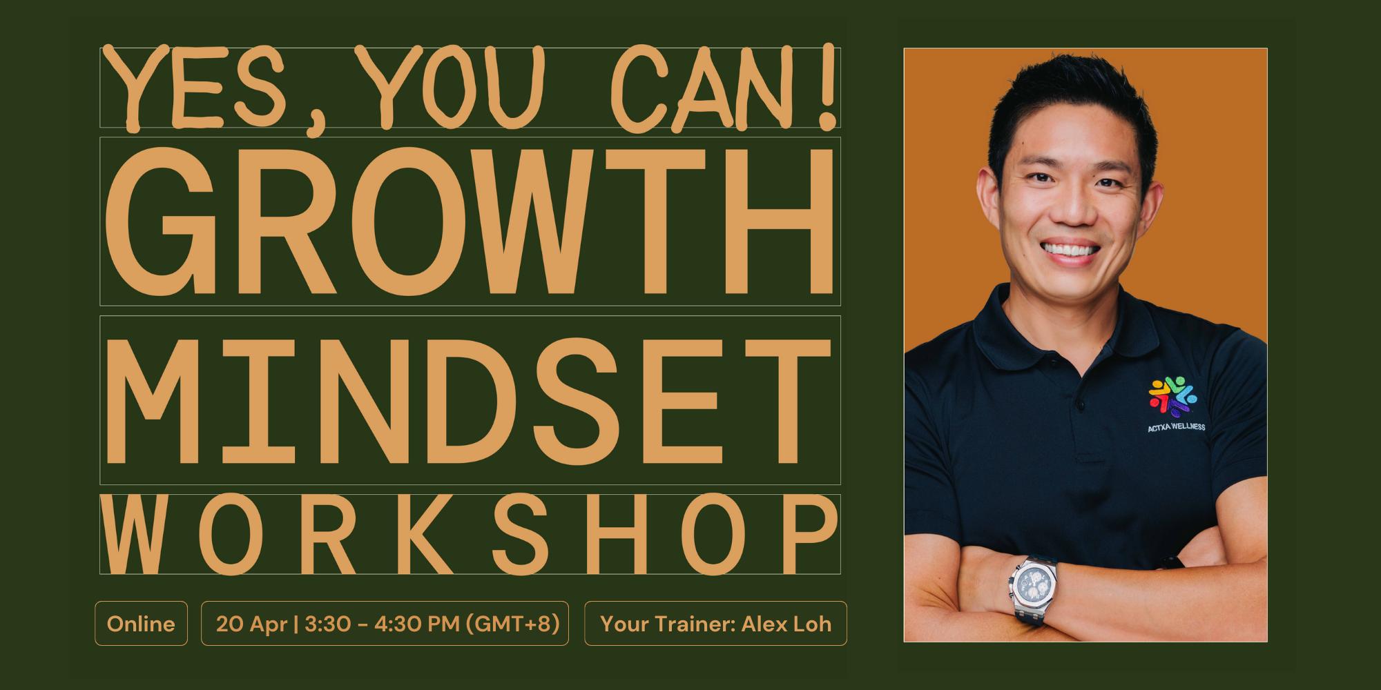 Yes, You Can! Growth Mindset Workshop · Zoom · Luma