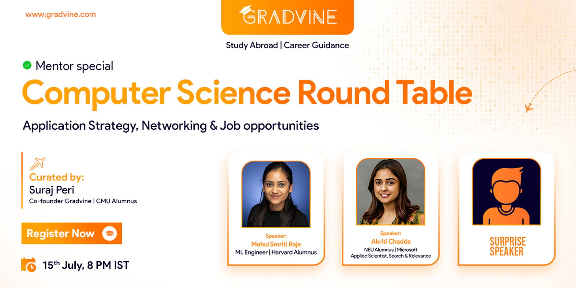 Computer Science Round Table · Zoom · Luma