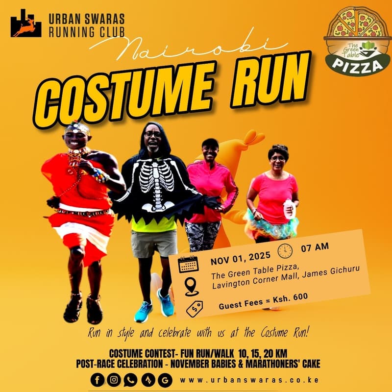 USRC Run 825 – Costume Run/Walk @ The Green Table Pizza · Luma