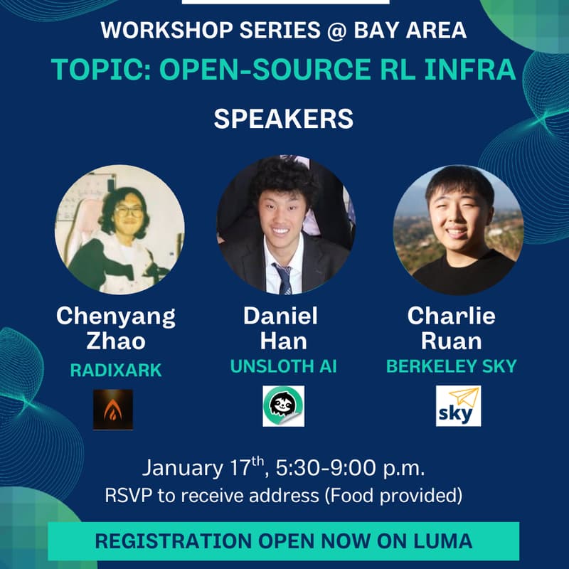 Fast AGI: Open-source RL Infra · Luma