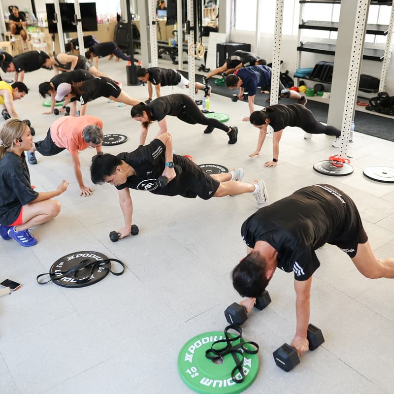 Strength Training at Ontrack Station · Luma