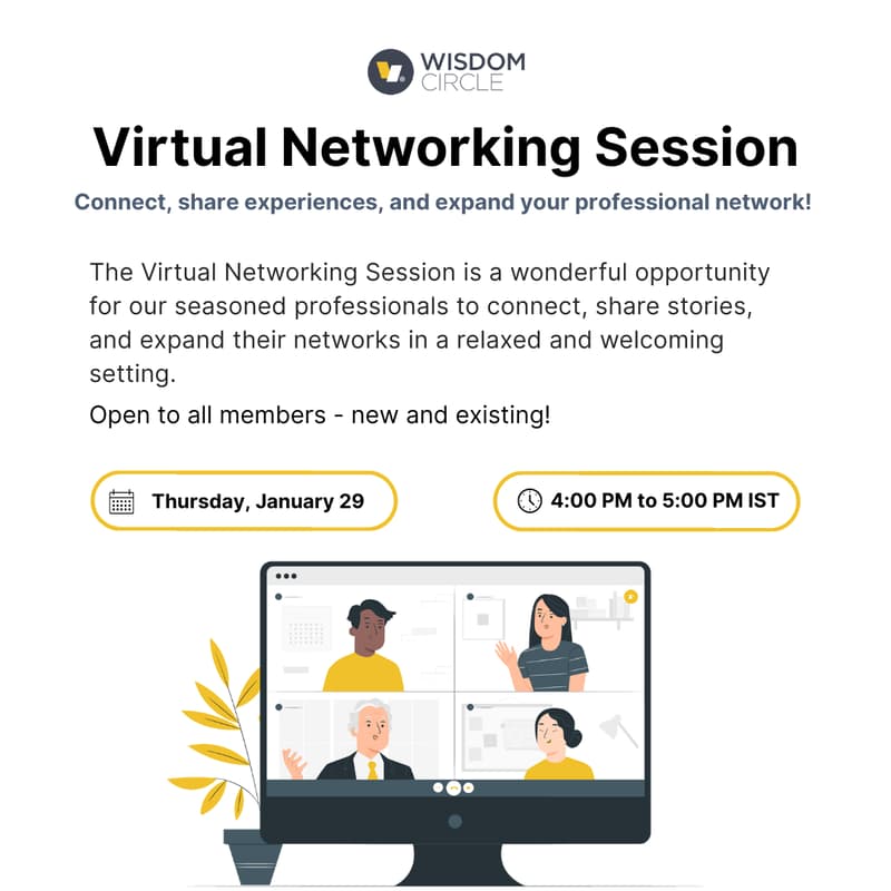 Virtual Networking Session · Zoom · Luma