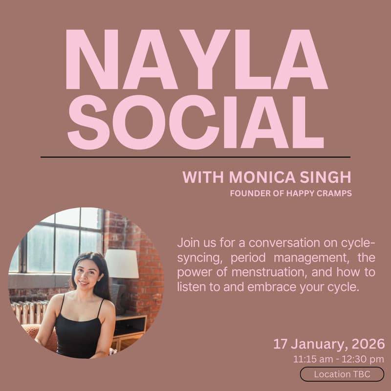 NAYLA Social: Cycle- Syncing · Zoom · Luma