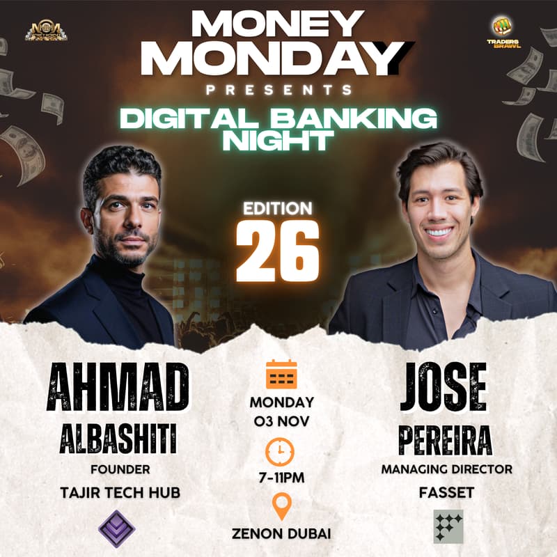 Money Monday Dubai #26 - DIGITAL BANKING NIGHT! · Luma