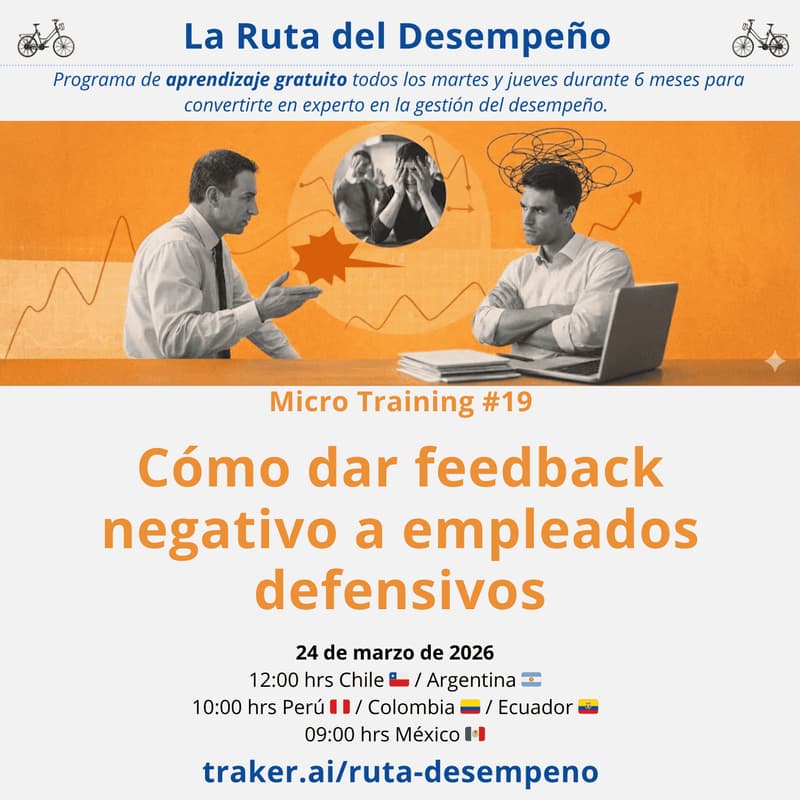 MicroTraining #19 Cómo dar feedback negativo a empleados defensivos · Luma