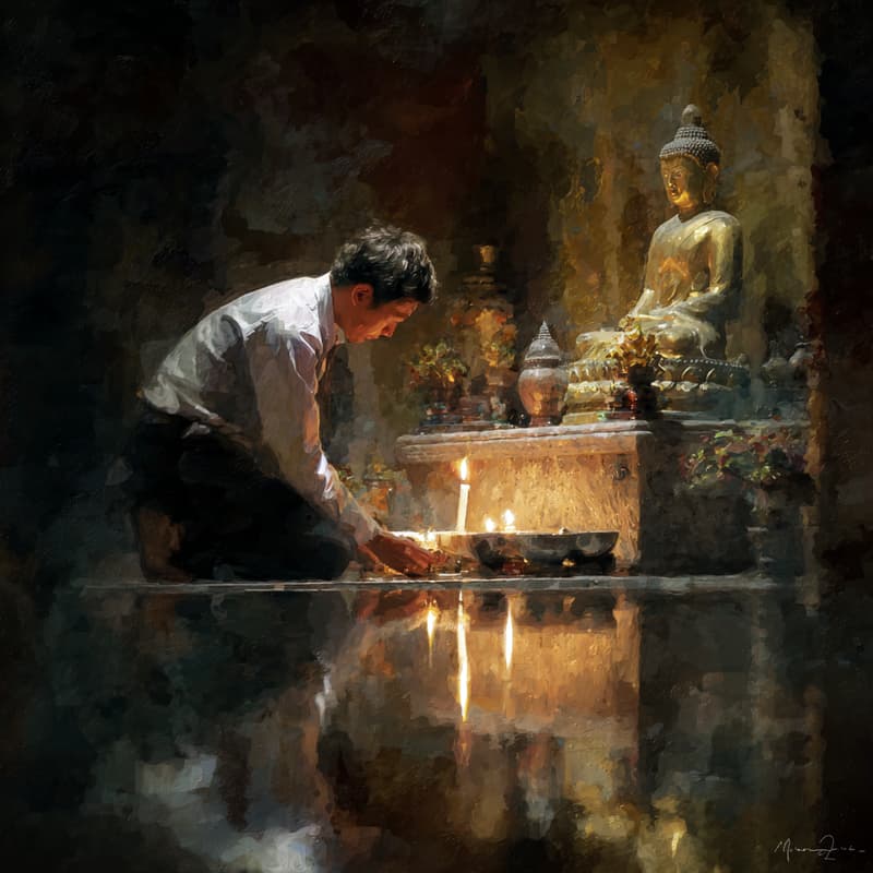 Daily Morning Pūjā & Meditation (Colombo Time) · Zoom · Luma