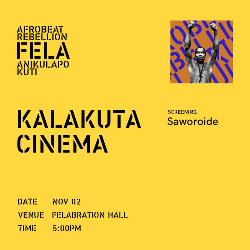 Kalakuta Cinema: Saworoide (1999) · Luma