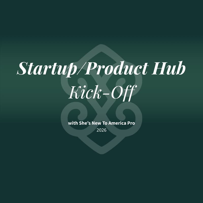 Startup/Product Hub Kick-off · Luma