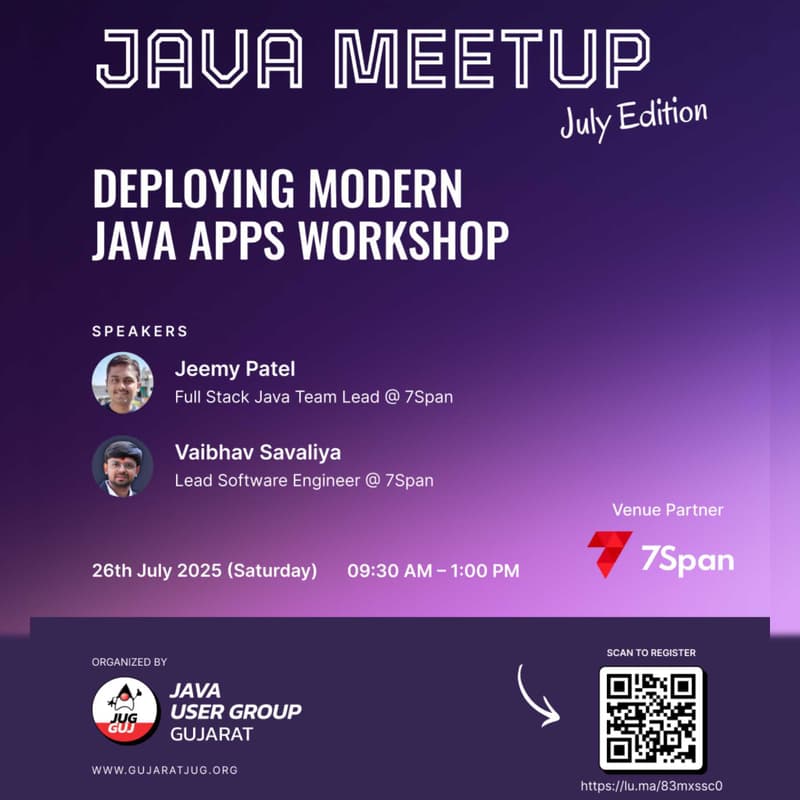 July Java Meetup: Junior Dev Special Workshop · Luma