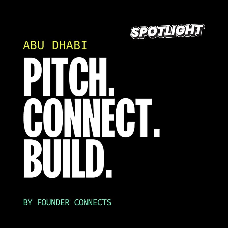 Abu Dhabi Startup Pitch & Mixer · Luma