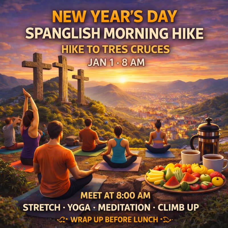 🌄 New Year’s Day Spanglish Tres Cruces Hike · Luma