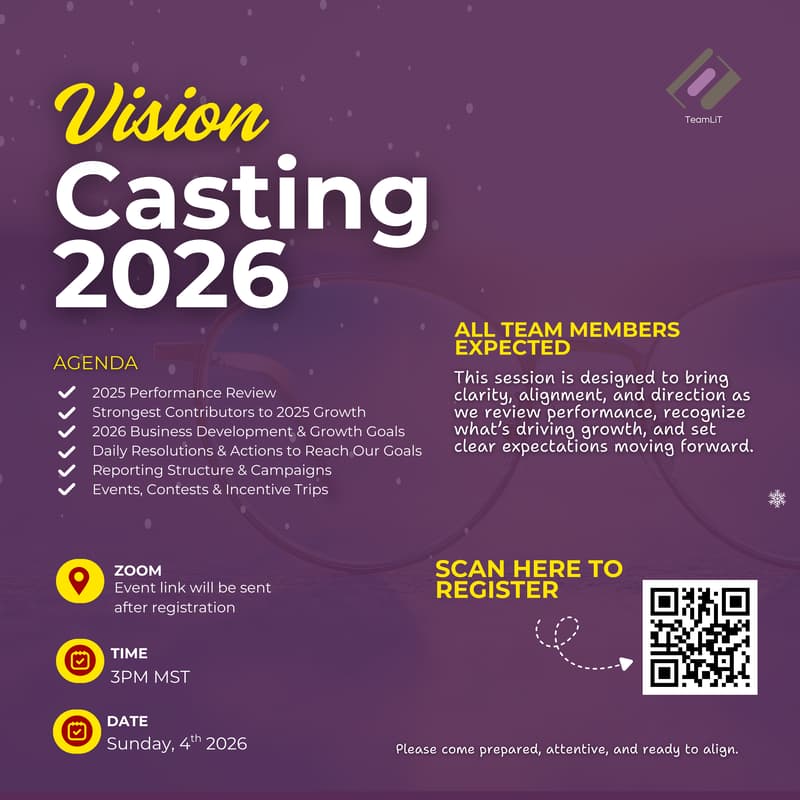 VISION CASTING 2026 · Zoom · Luma