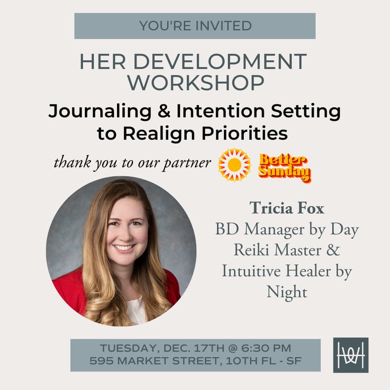 Her Development - Workshop on Journaling & Intention Setting to Realign ...