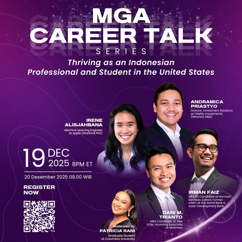 2025 MGA Career Talk Series #3 "Thriving as an Indonesian Professional ...