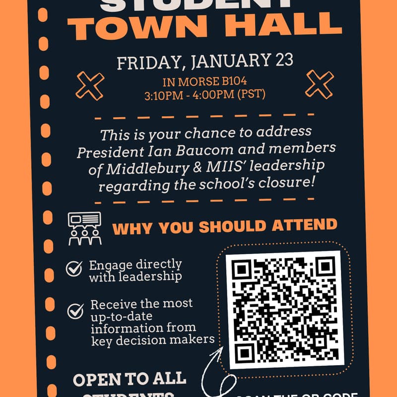 Student Town Hall · Luma