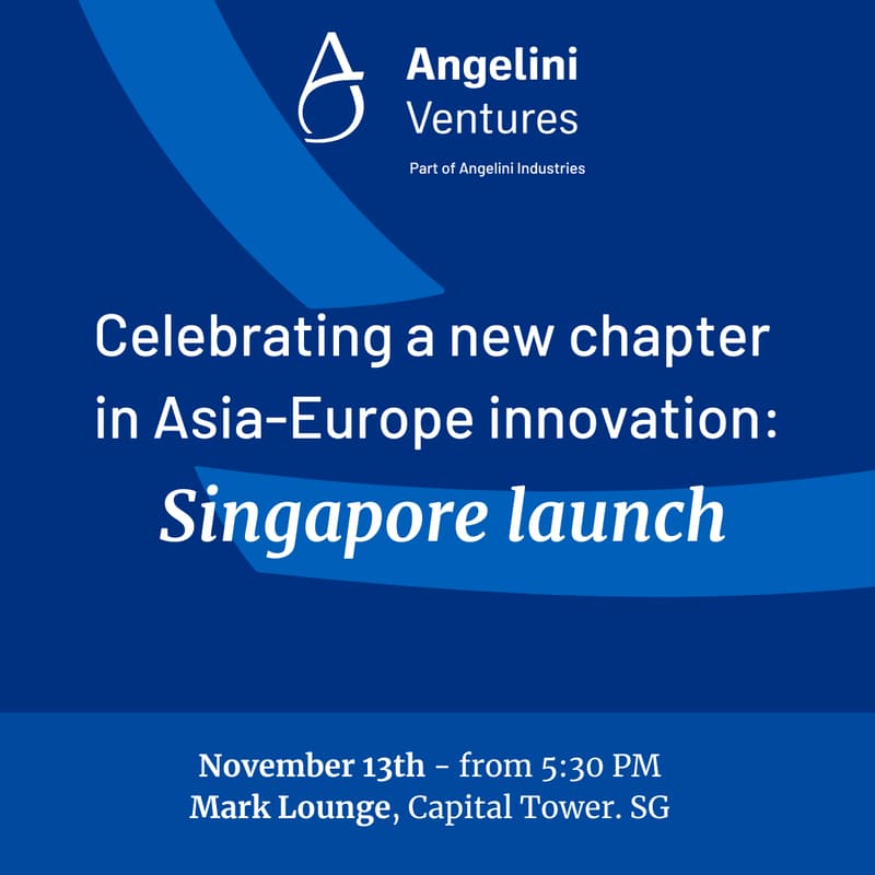 Angelini Ventures Singapore Launch: Celebrating a New Chapter in Asia ...