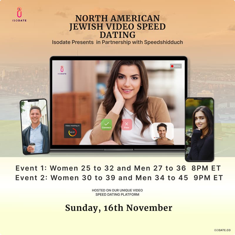 North American Jewish Video Speed Dating · Luma