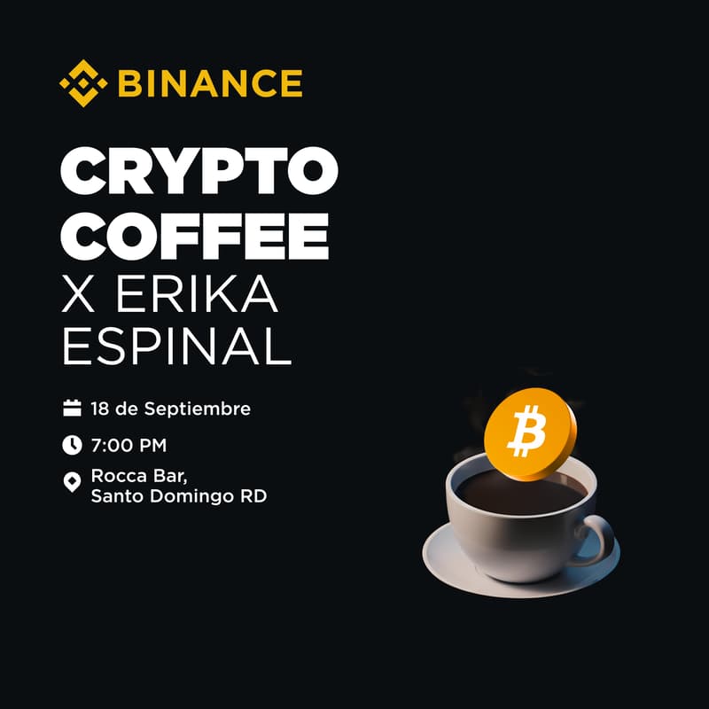 Crypto Coffee X Erika Espinal - Santo Domingo, Rep. Dominicana · Luma