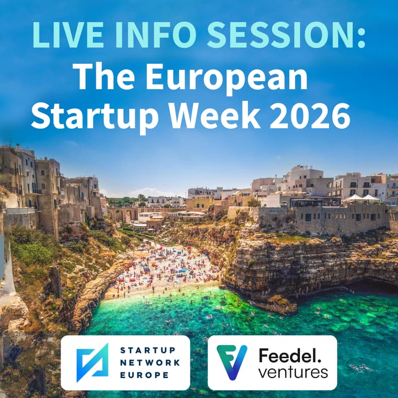 Live Info Session: European Startup Week 2026 in Italy (July 6-12 ...