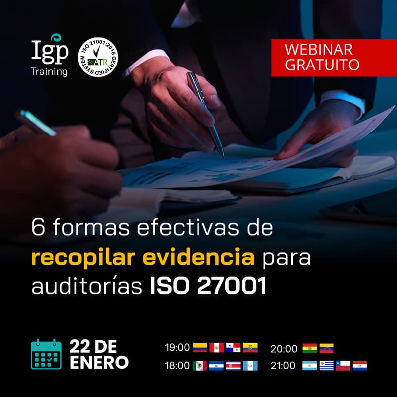 6 formas efectivas de recopilar evidencia para auditorías ISO 27001 · Luma