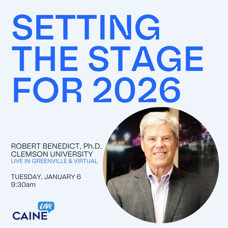 Caine Live - Setting the Stage for 2026, Robert Benedict · Zoom · Luma