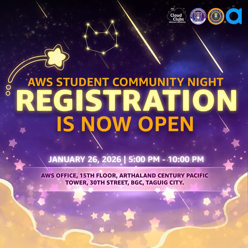 AWS Student Community Night · Luma