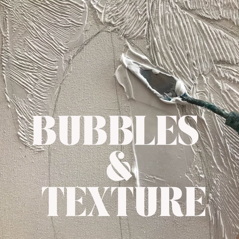 Bubbles & Texture XXL — Taller de Arte Texturizado con cava · Luma