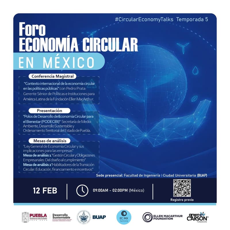 #CircularEconomyTalks Foro "Economía Circular en México" · Luma