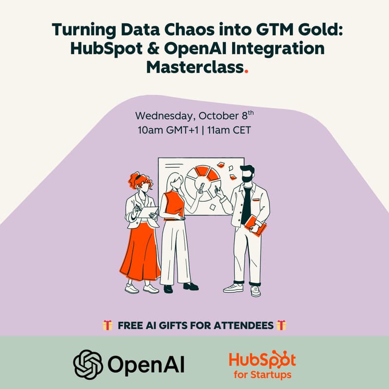 Turning Data Chaos into GTM Gold: HubSpot + OpenAI Integration Masterclass · Zoom · Luma