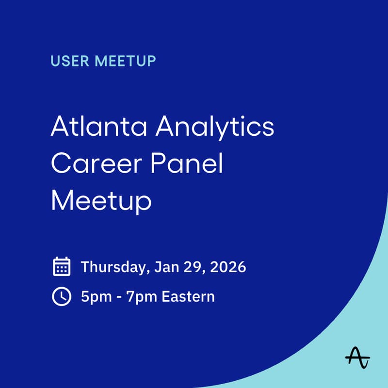 Atlanta Analytics Career Panel hosted in partnership with Amplitude ...