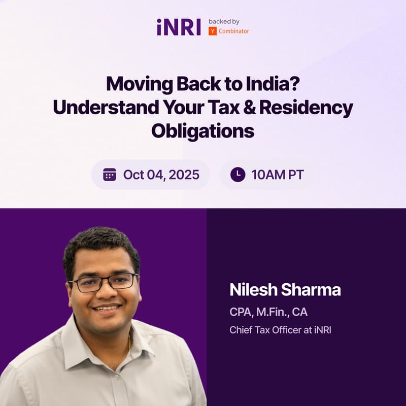 Moving Back to India? Understand Your Tax & Residency Obligations ...