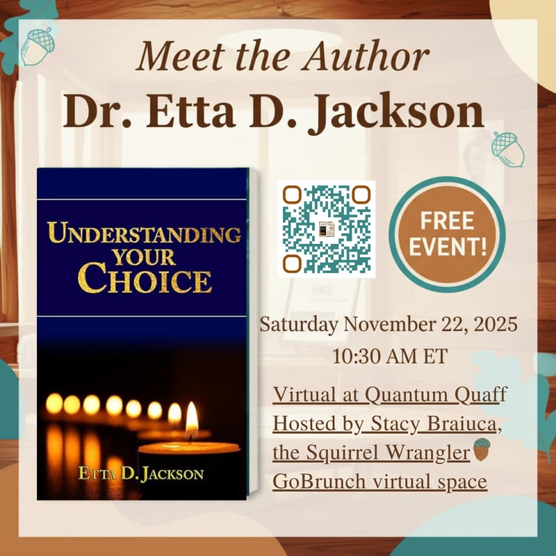 Meet the Author: Dr Etta D Jackson · Luma