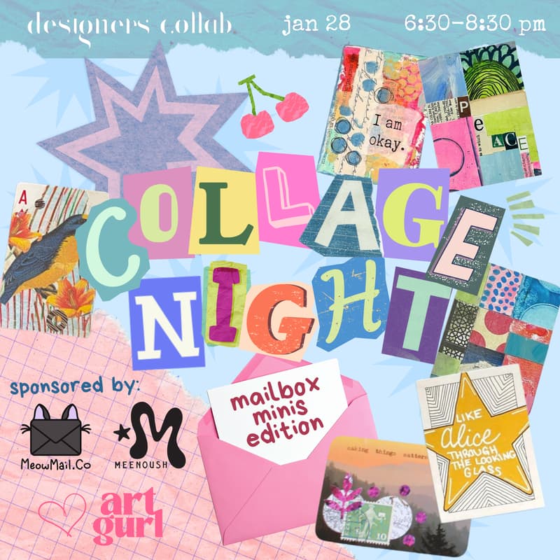collage night: mailbox minis edition · Luma