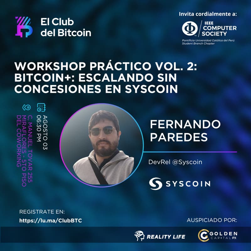 WORKSHOP PRÁCTICO VOL. 2: Bitcoin+: Escalando sin concesiones en ...
