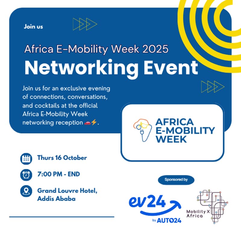 Africa E-Mobility Week | Networking Event · Luma