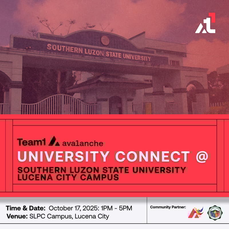 Team1 Avalanche Academy Workshop @ Southern Luzon State University ...