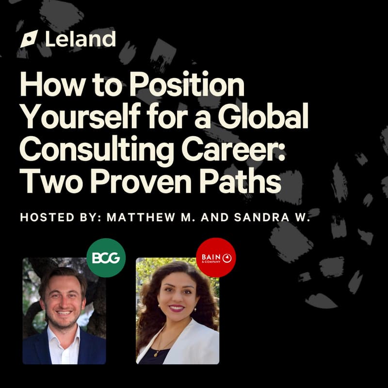 How to Position Yourself for a Global Consulting Career: Two Proven ...