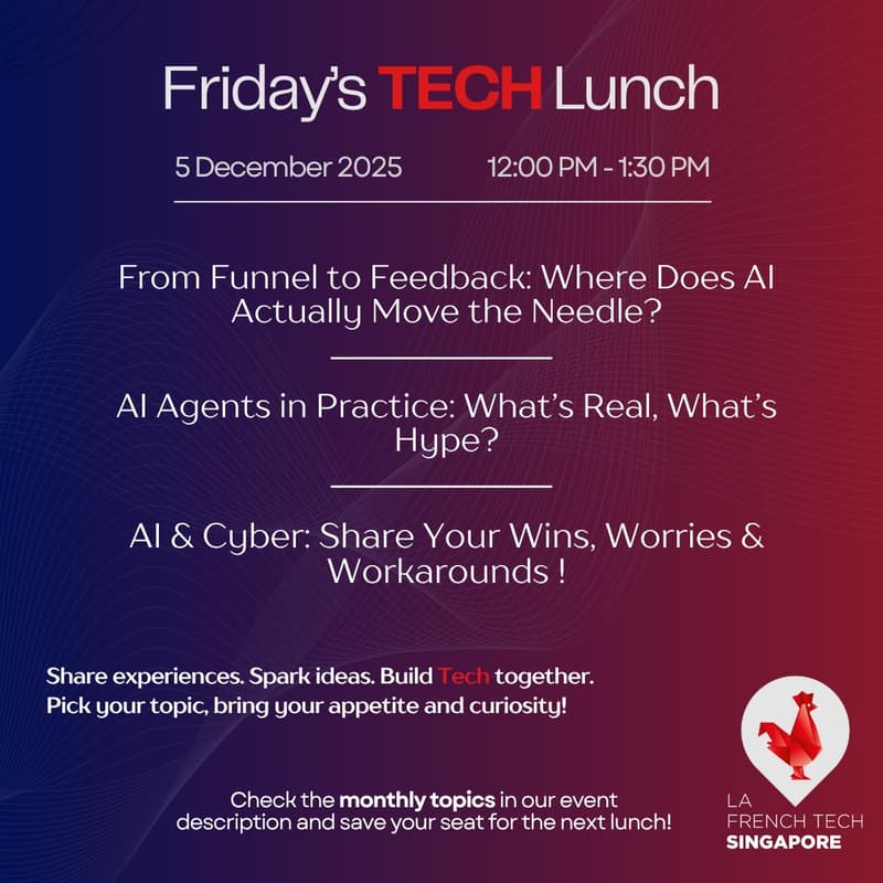 Friday's Tech Lunch - December Edition · Luma