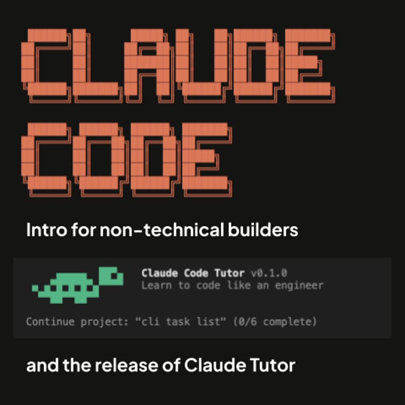 Intro to Claude Code and Claude Tutor · Luma