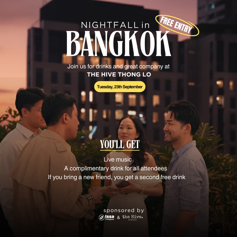 Nightfall in Bangkok - Issa Compass x The Hive Thong Lo · Luma