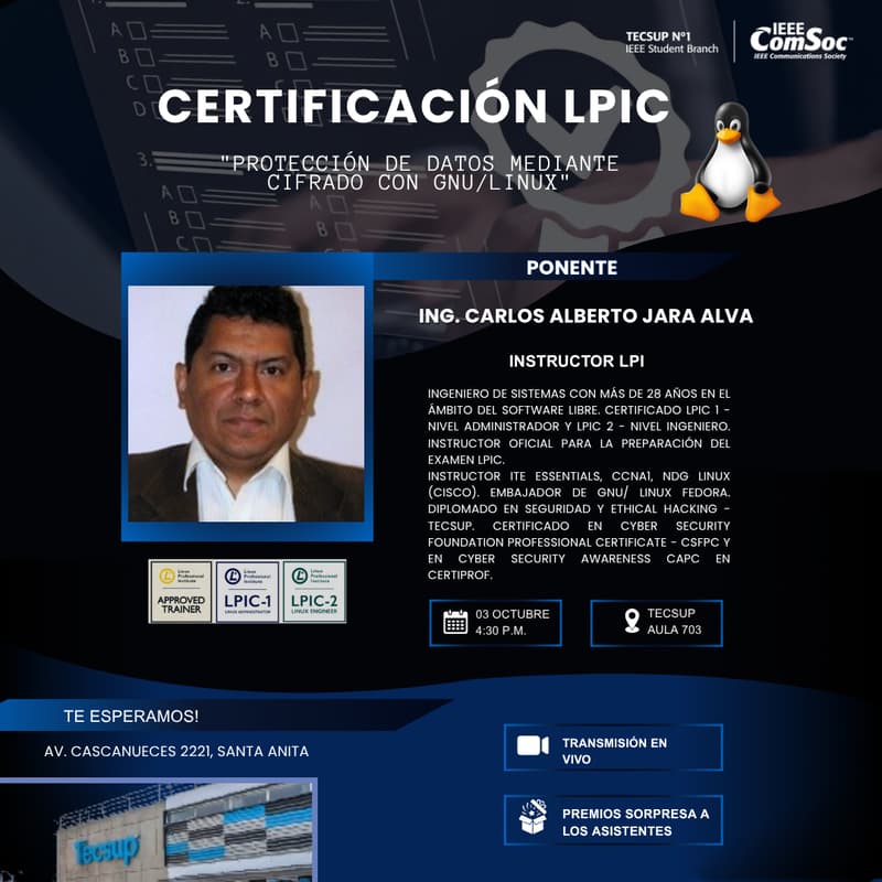 Certificación LPIC: "Proteccion de datos mediante cifrado con GNU/Linux" · Luma
