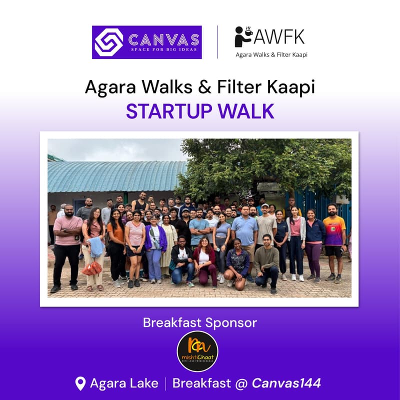 AWFK & Canvas Workspace present: Startup Walk · Luma