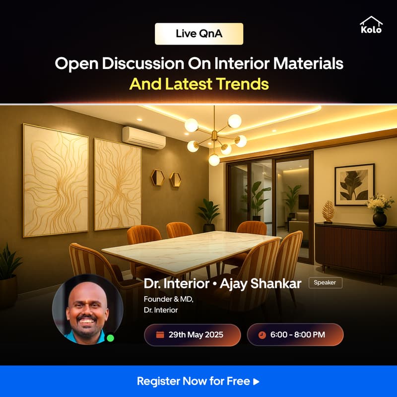 Open discussion on Interior Materials and latest Trends with Dr ...