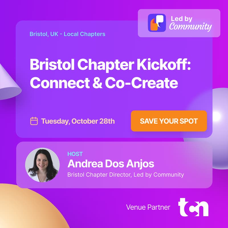 Bristol Chapter Kickoff: Connect & Co-Create · Luma