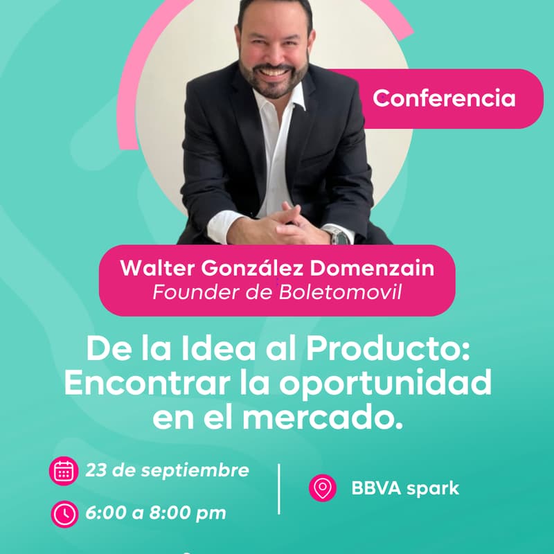 Walter González, CEO de boletomovil · Luma