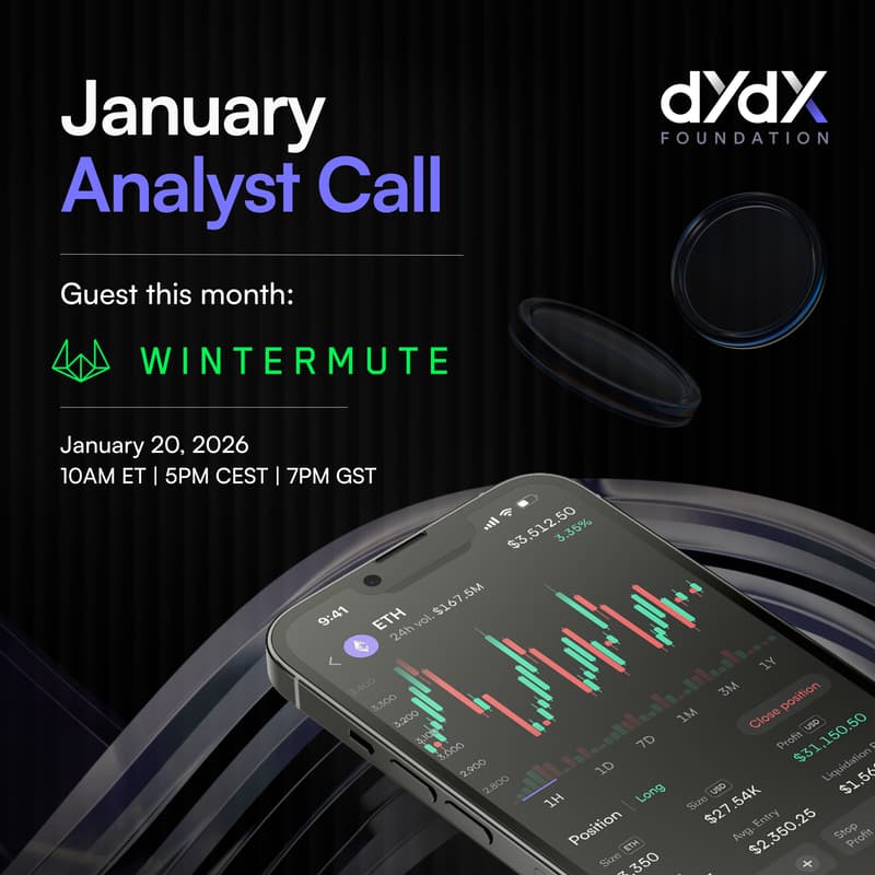 dYdX Analyst Call - January 2026 · Luma